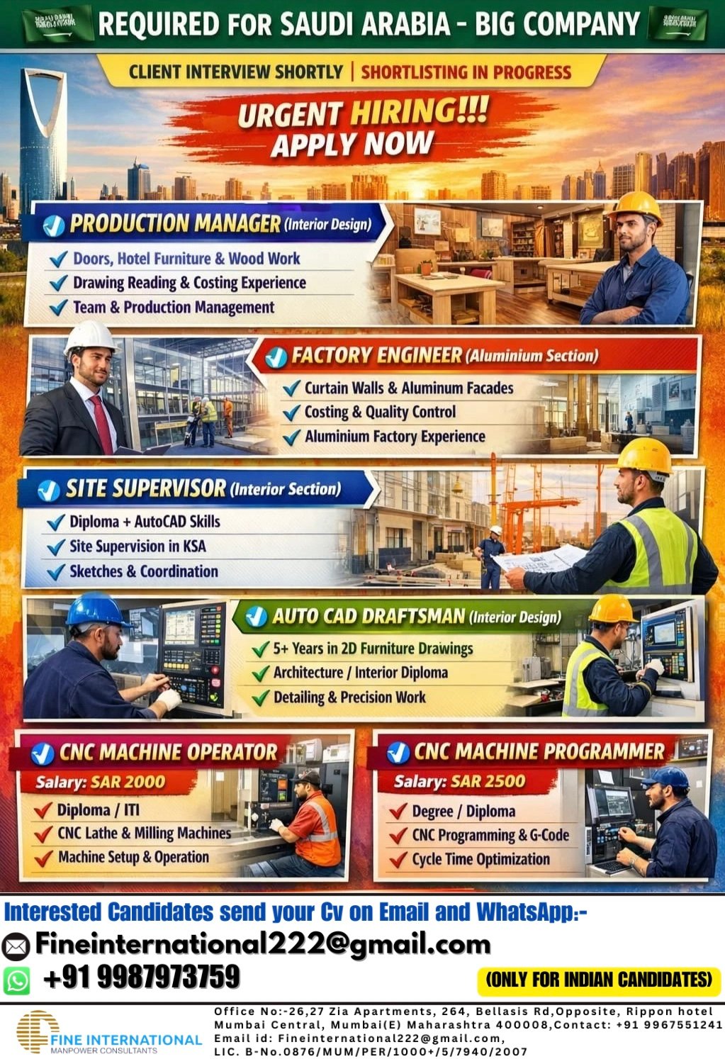 Interior Design & Manufacturing Roles – Client Interview Shortly (2025 ...